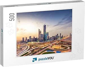 Amazon.com: Riyadh City Towers in Saudi Arabia... Jigsaw Puzzle Jigsaw ...