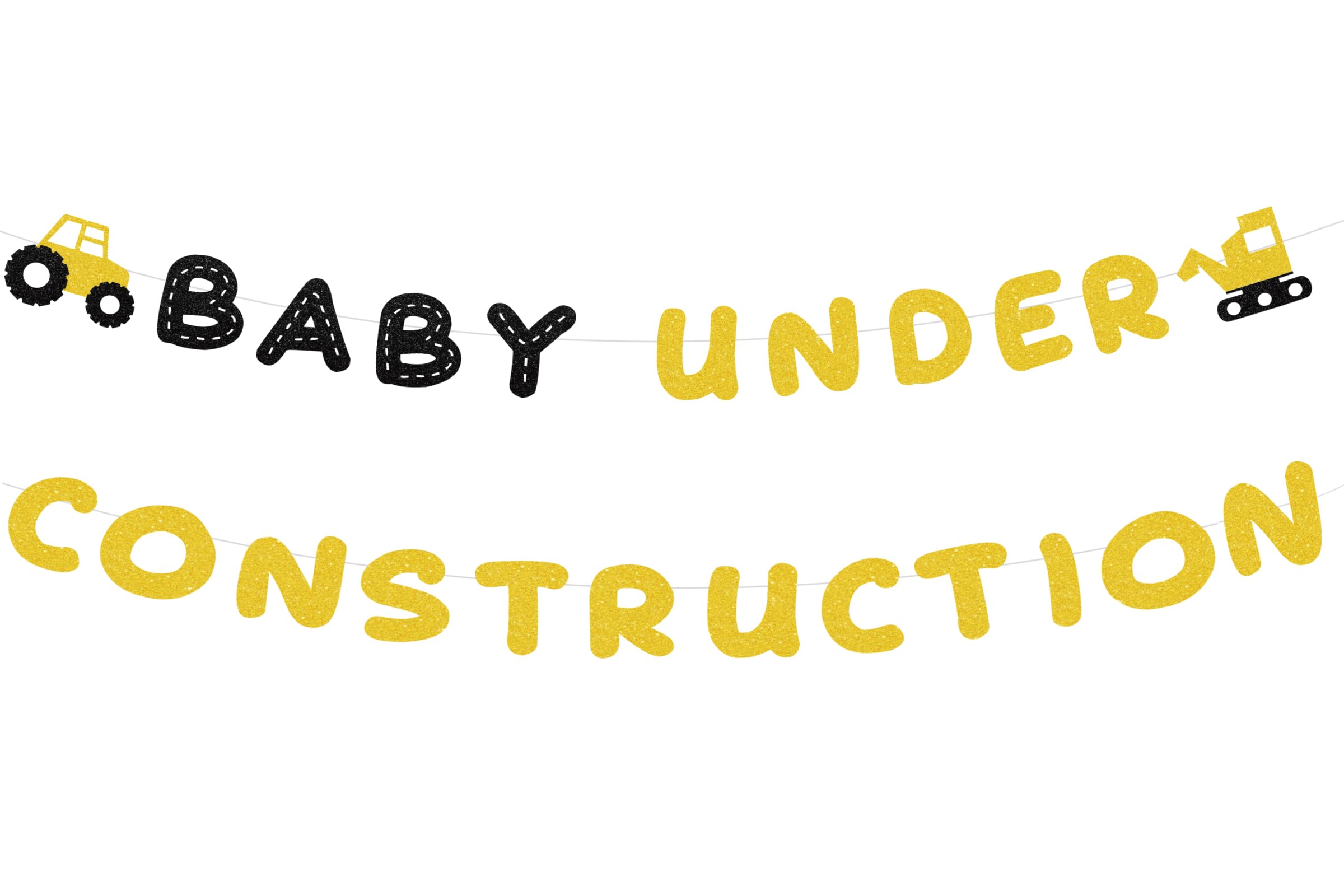 Construction Baby Shower Signs