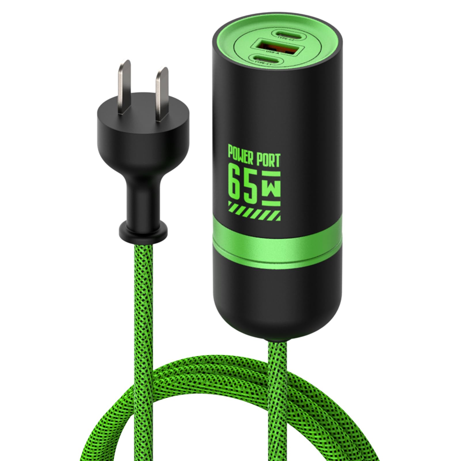 Amazon.com: MFish 65W GaN Fast Wall Charger Block with 2 USB-C & 1 USB ...