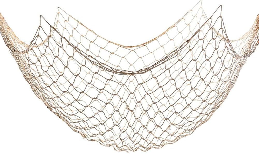 Amazon.com - Natural Fishing Net Decor with Shells 79 Inch Beach Theme ...