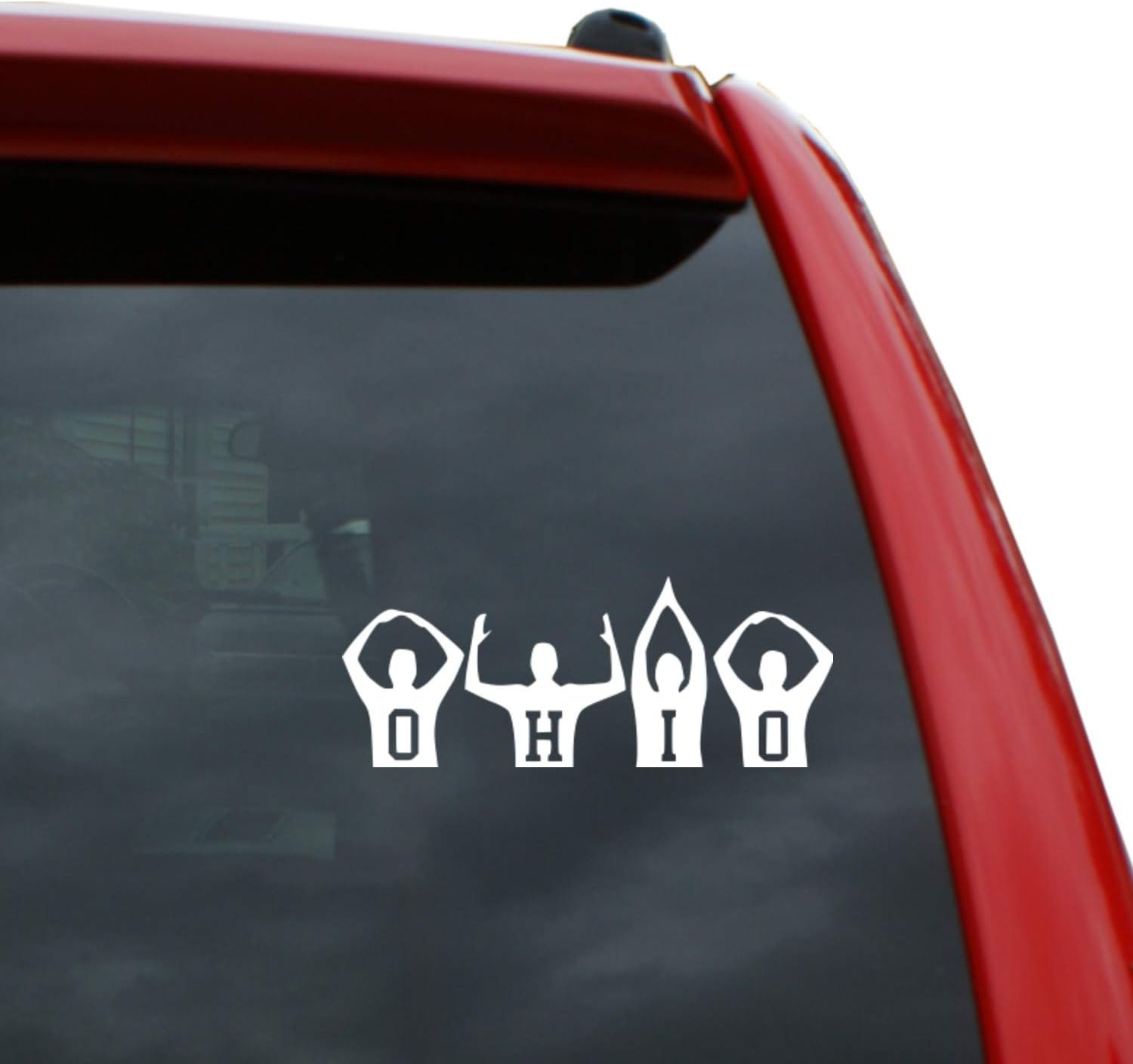 Amazon.com: Ohio Outline Sticker Self Adhesive Vinyl Decal Sticker OH ...