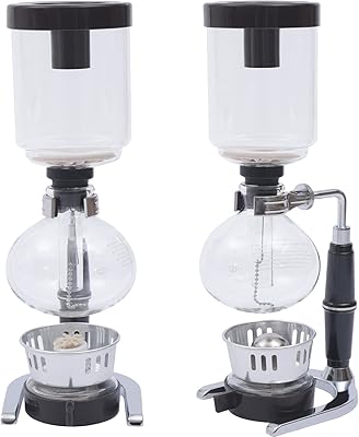 Amazon.com: QWORK 5-Cup (600ml) Siphon Coffee Maker - Borosilicate ...