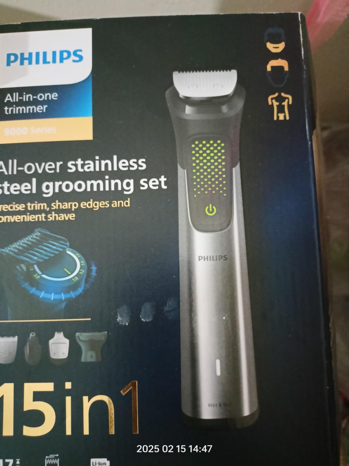 PhilipsIndia's No.1 Men's Trimmer| Pro BeardSense Technology| 15-in-1 ...