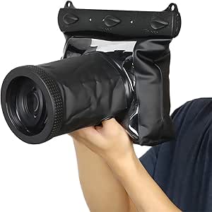 Zopsc Waterproof HD Underwater Housing Case for Canon Camera Dry Bag ...