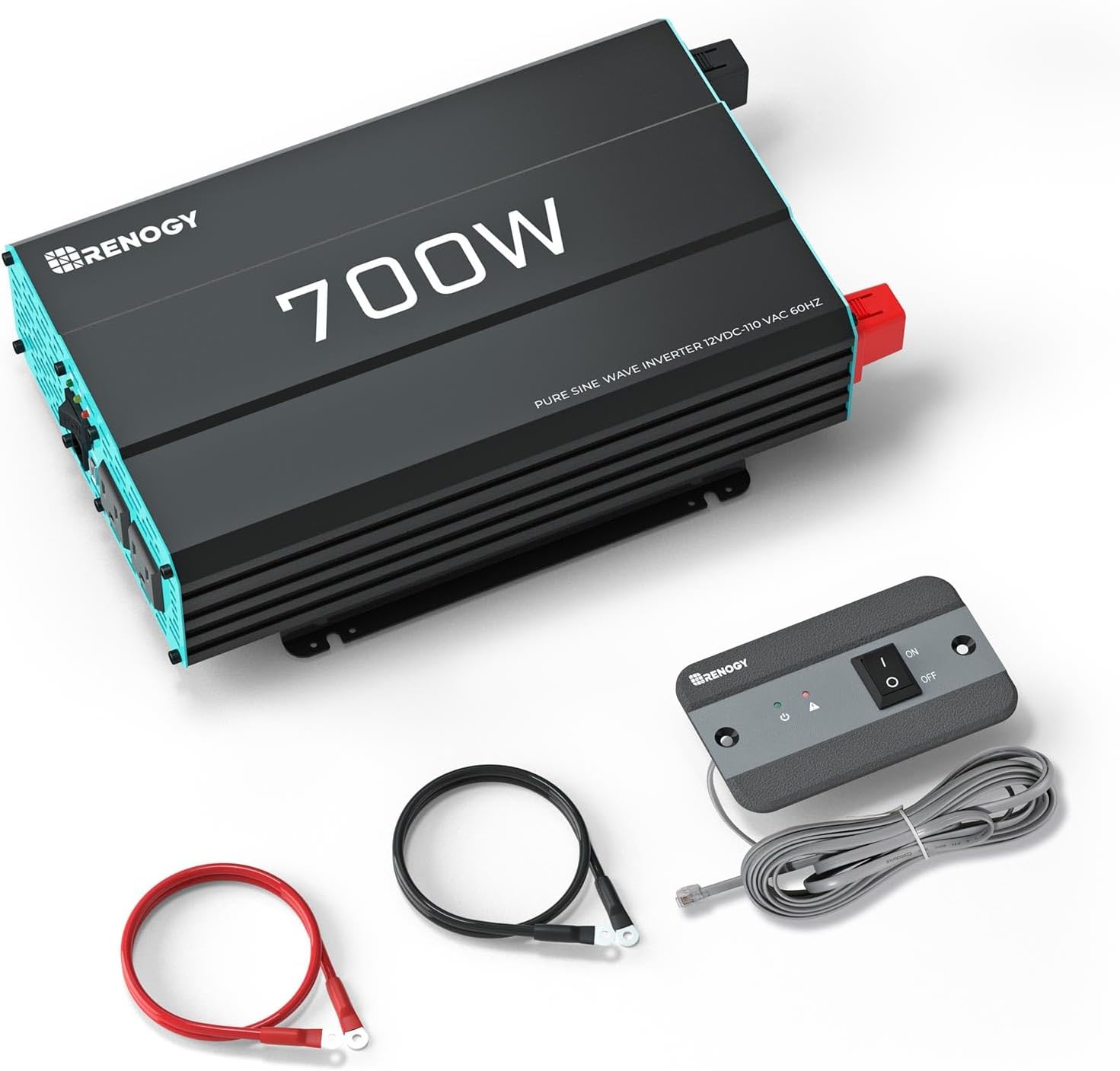 Amazon.com: Renogy 700W Pure Sine Wave Inverter + Renogy Wanderer Li ...