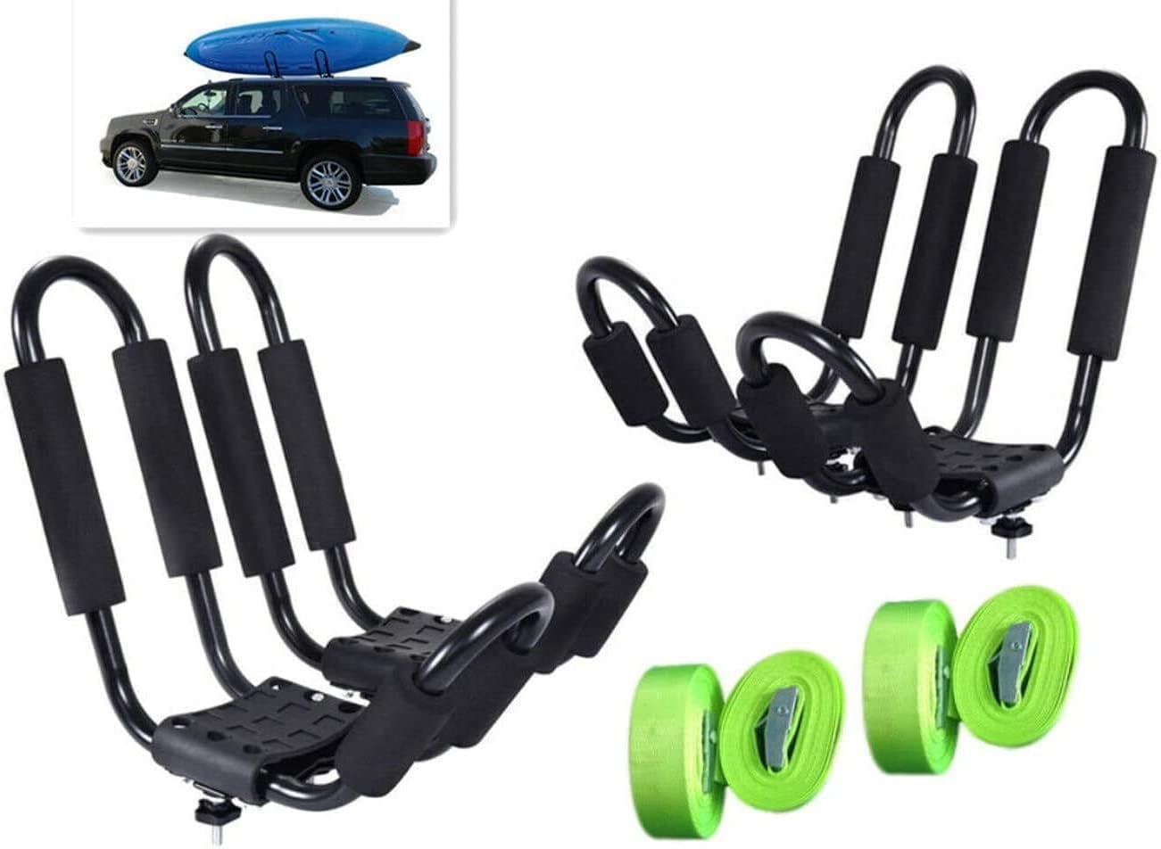 Amazon.com : Kayak 2 Pairs Canoe Boat Roof Rack Car SUV Truck Top Mount ...