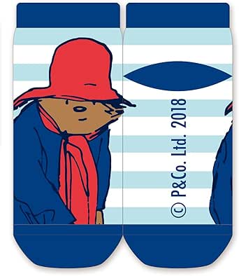 Amazon.co.jp: Paddington Bear Socks (Border) : Clothing, Shoes & Jewelry