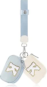 Amazon.com: YOOLIFE Wristlet Keychain Wallets, Initial Coin Purse ...