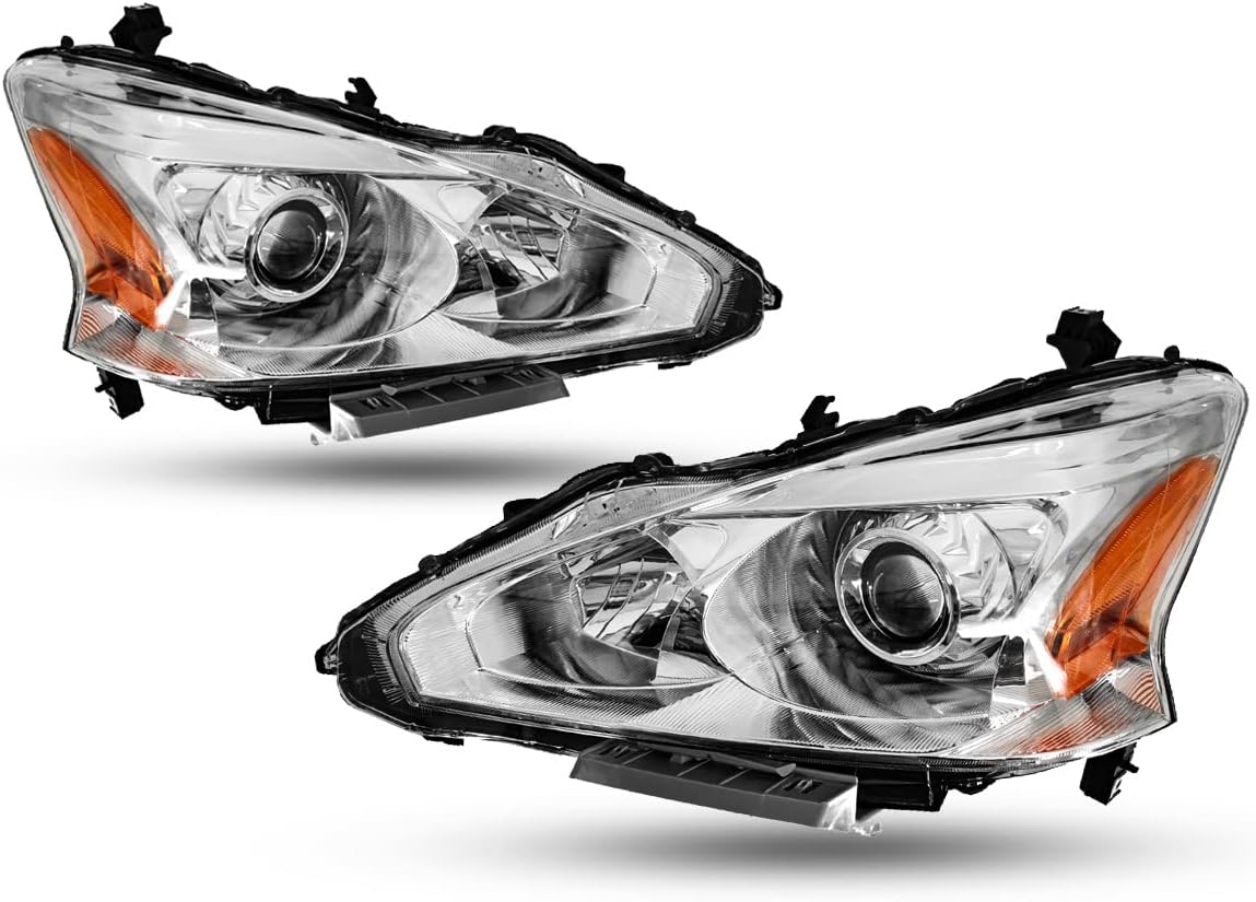 Amazon.com: TODO Headlights w/Bulbs Headlamps Assembly for 2013 2014 ...