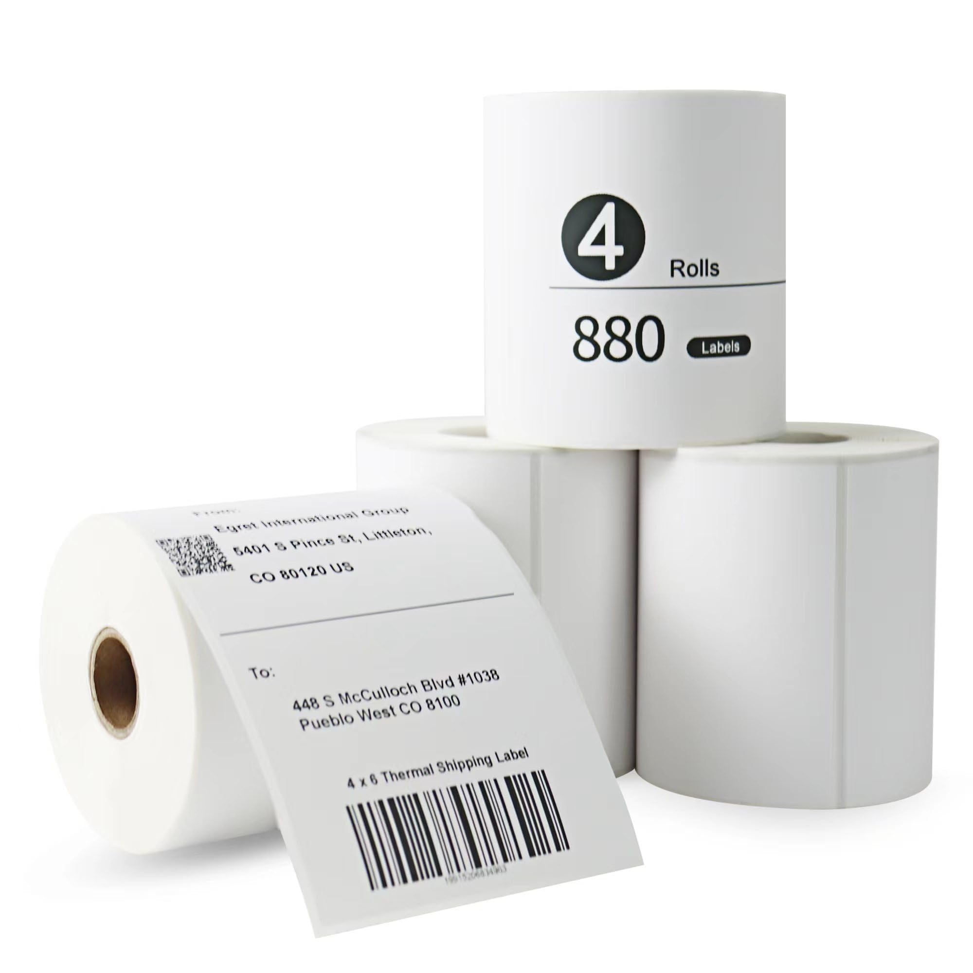 Amazon.com : ALLIGATOR 4x6 Thermal Labels [4 Rolls, 220/Roll] - 880 BPA ...