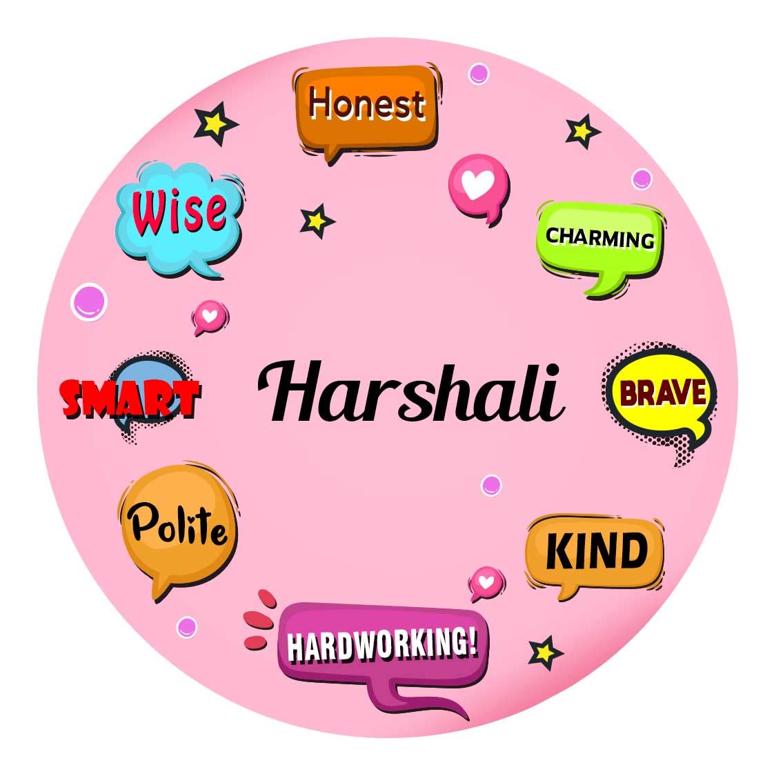 Harshali Name Logo HARSHALI GHADIGAONKAR Rare Earth Brands LLP