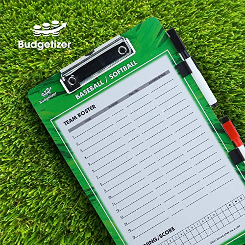 Snapklik.com : Baseball Clipboard For Coaches Double Sided Baseball ...