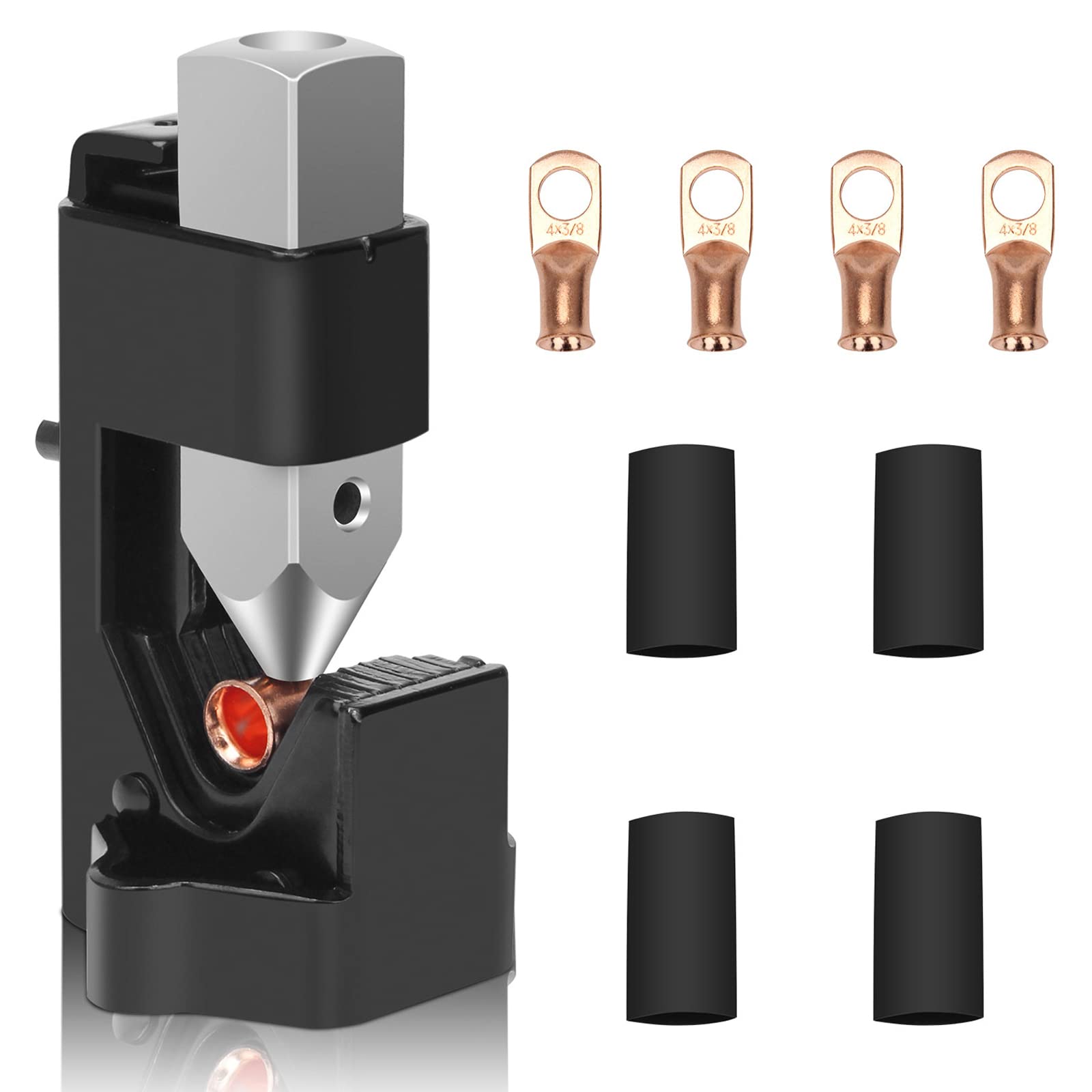 Buy AngleKai Hammer Lug Crimper for 8 AWG - 0000 AWG Battery Lug ...