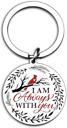 Amazon.com: Cardinal Keychain Cardinal Gifts Memorial Gifts for Loss Of ...