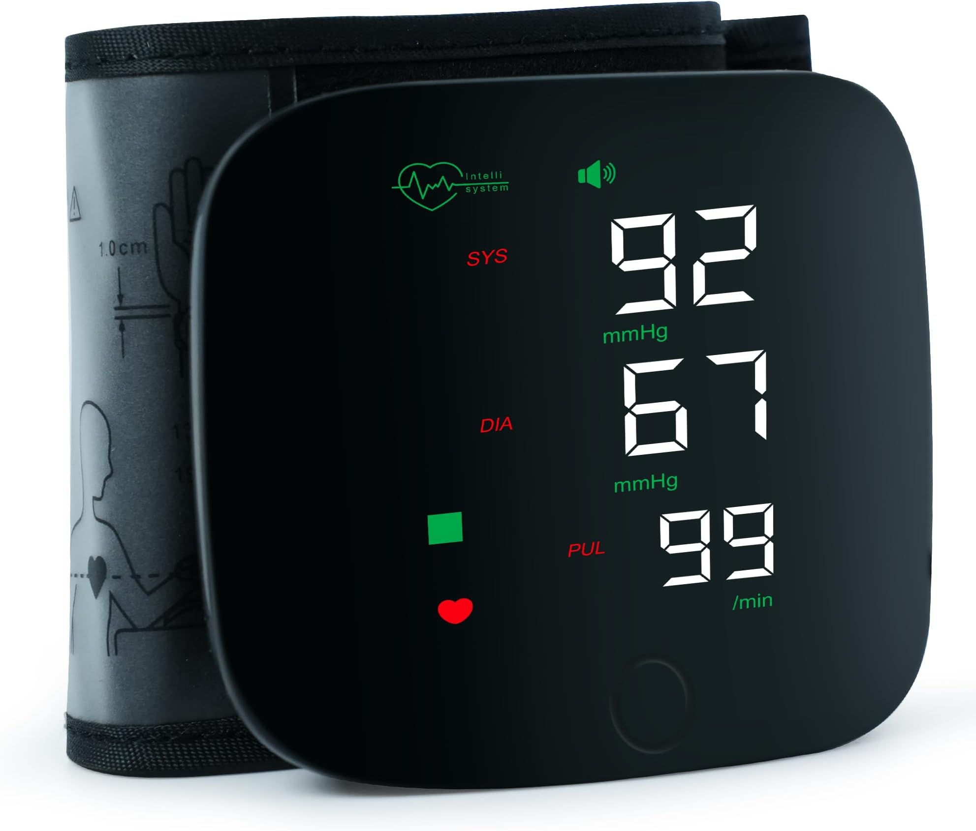 Amazon.com: Wrist Blood Pressure Monitor LCD Display, Adjustable Wrist ...