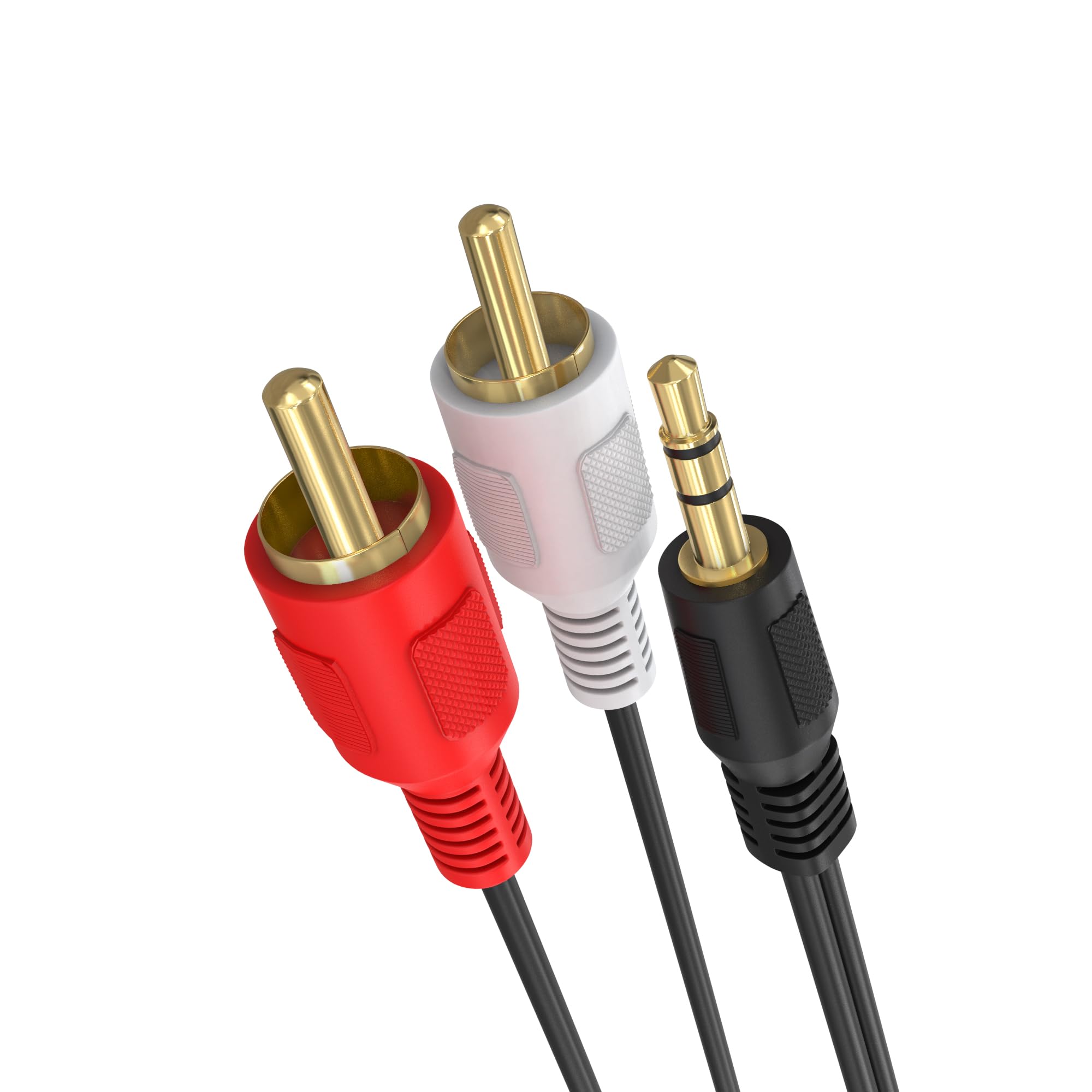 Amazon.com: Cmple - 3.5mm to RCA Cable 12ft RCA to AUX Cord Adapter 2 ...