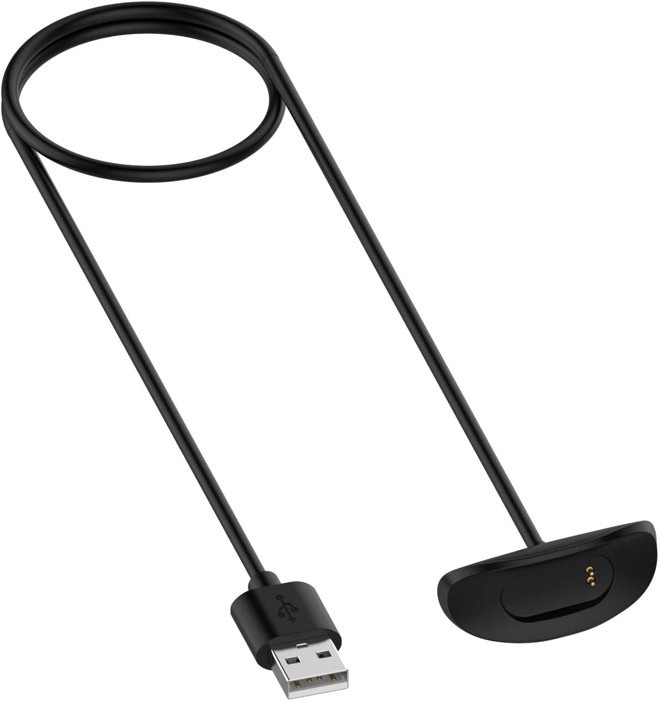 Amazon.com: Black Compatible with Smart Watch Charger, Replacement USB ...