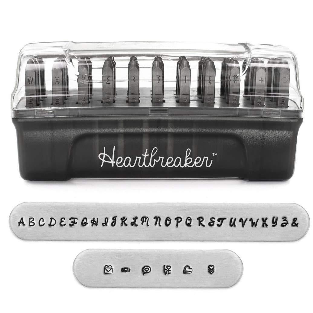 Buy ImpressArt - Signature Heartbreaker Metal Letter Stamps, Uppercase ...