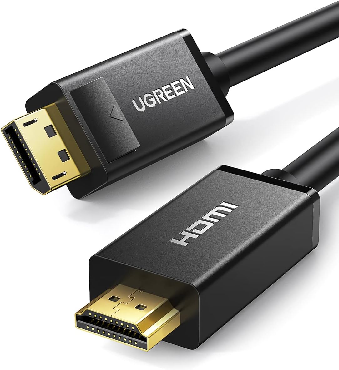 Buy UGREEN 4K Displayport to HDMI Cable Uni-Directional UHD DP to HDMI Connector Video Display ...