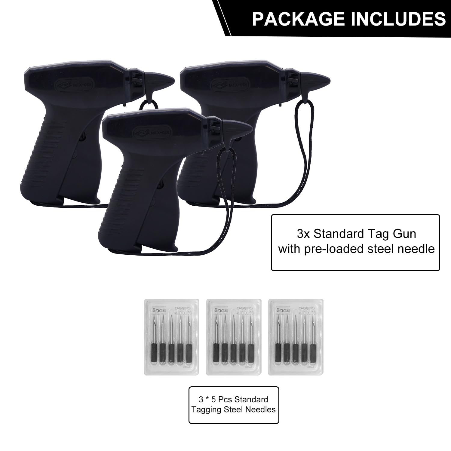 Snapklik.com : Motex 3 Packs Of Tagging Gun Kit Includes 3 Standard ...