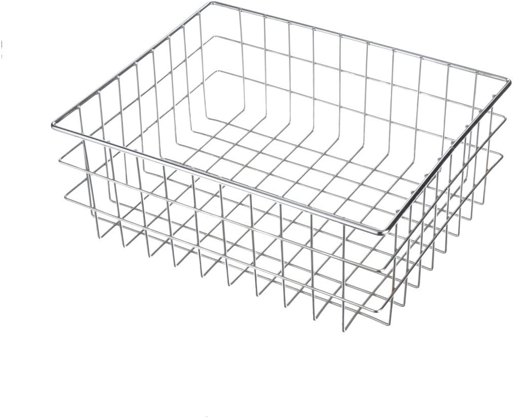 Amazon.com: Marlin Steel Plain Steel Utility Basket, Chrome Plated (16 ...