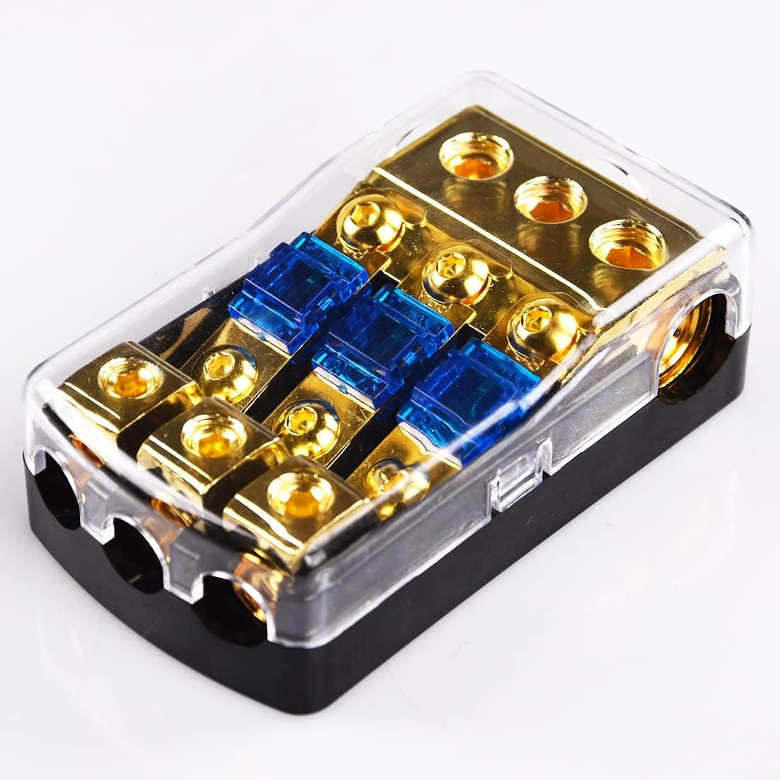 Amazon.com: BOJACK 0/2/4 Gauge AWG in Line ANL Fuse Holder with 30 Amp ...