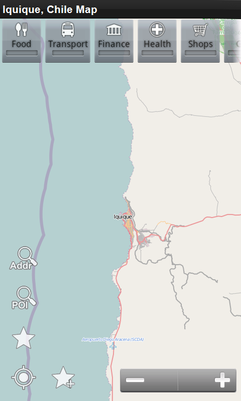 Iquique, Chile Offline Map: PLACE STARS:Amazon.co.uk:Appstore for Android