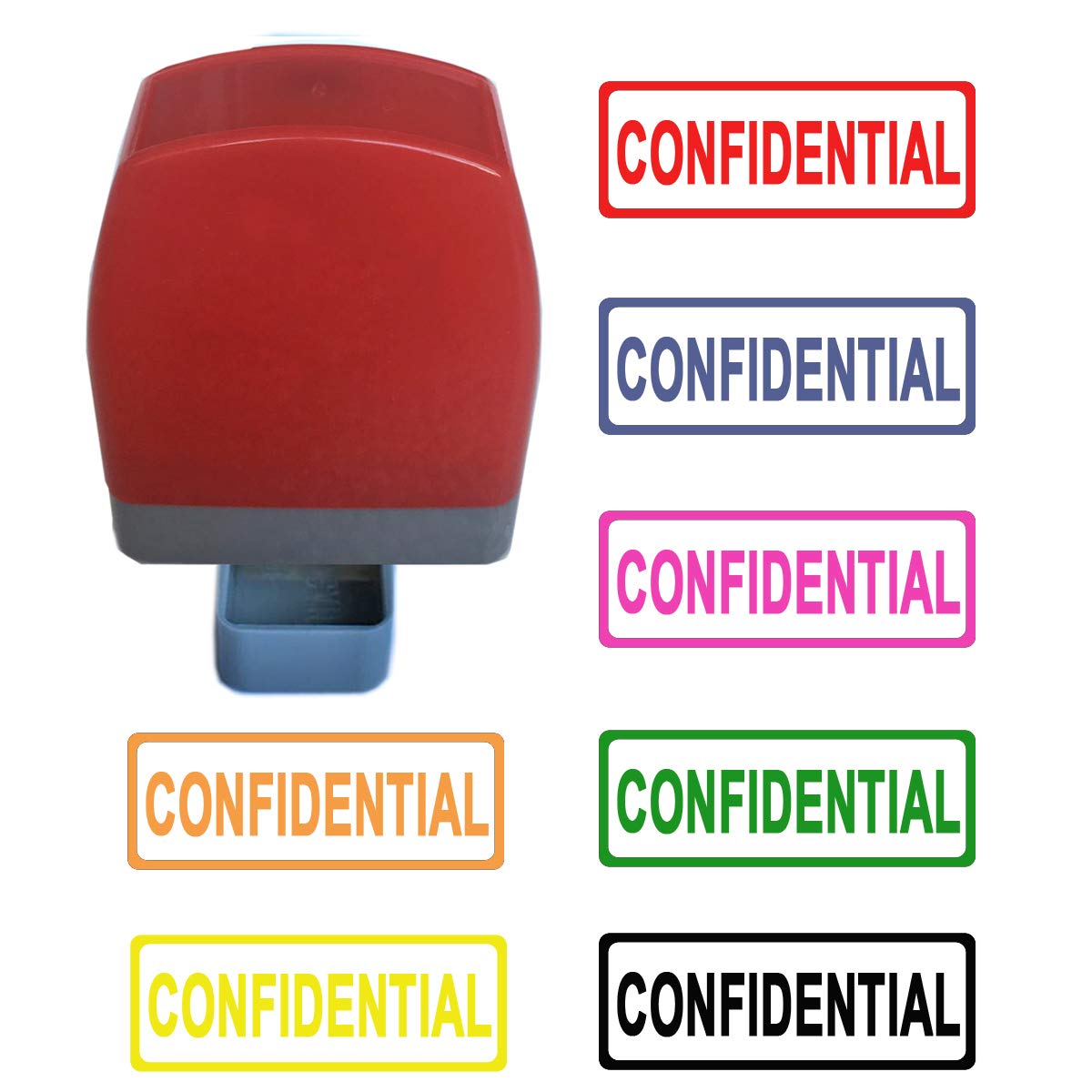 Confidential Stamp Blue