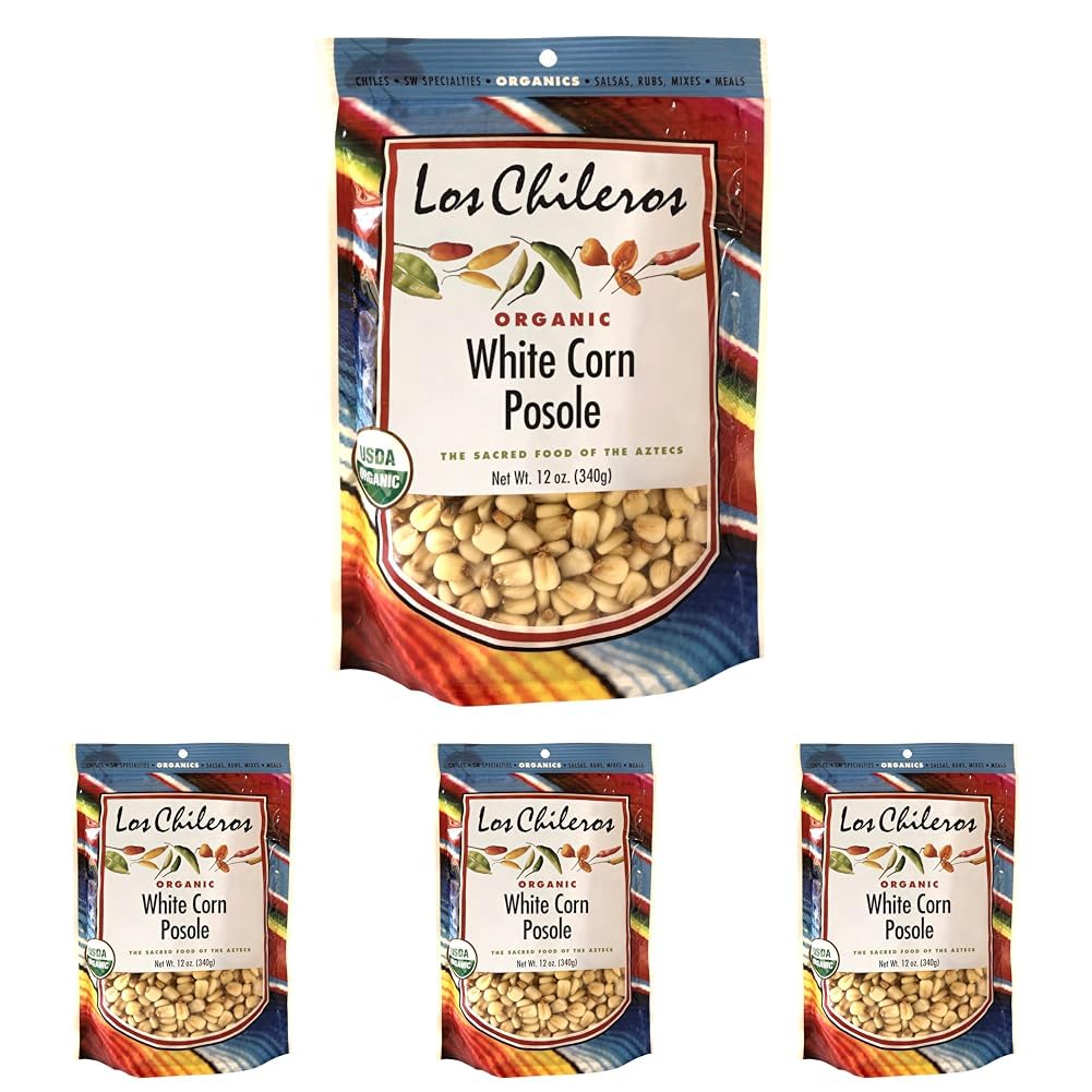 Amazon.com : Los Chileros Posole, White Corn, 12 Ounce (Pack of 4 ...