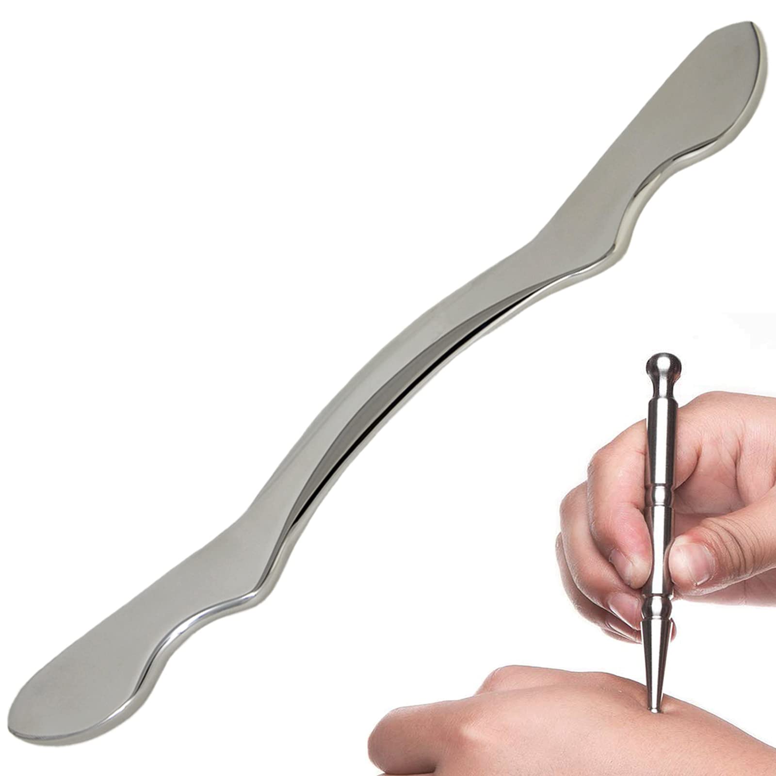 VOOKOKT MOZZ Stainless Steel Gua sha Tool Guasha Scraping Massage Tool ...