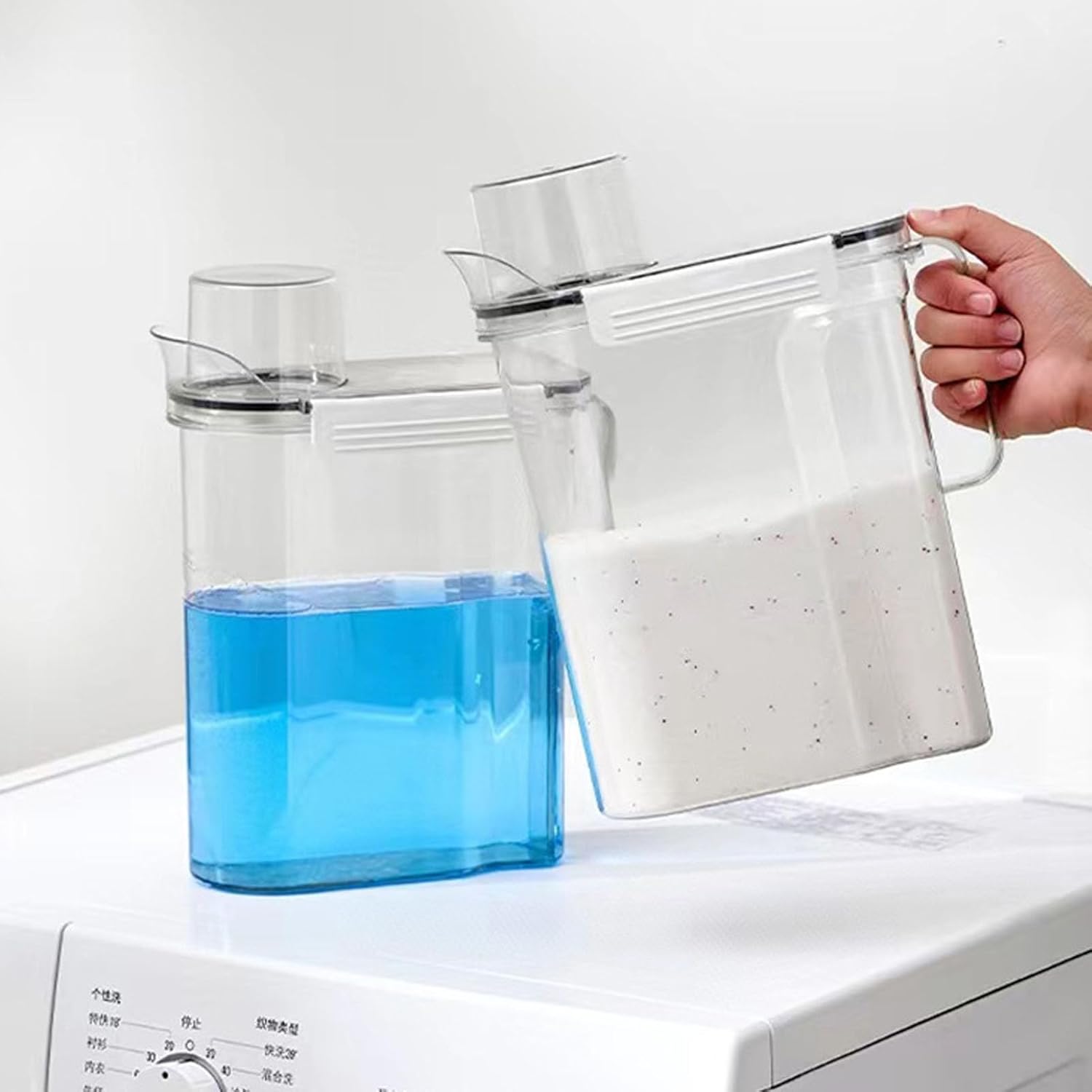 Amazon.com - belupai Laundry Detergent Container with Sealed Lid,Large ...