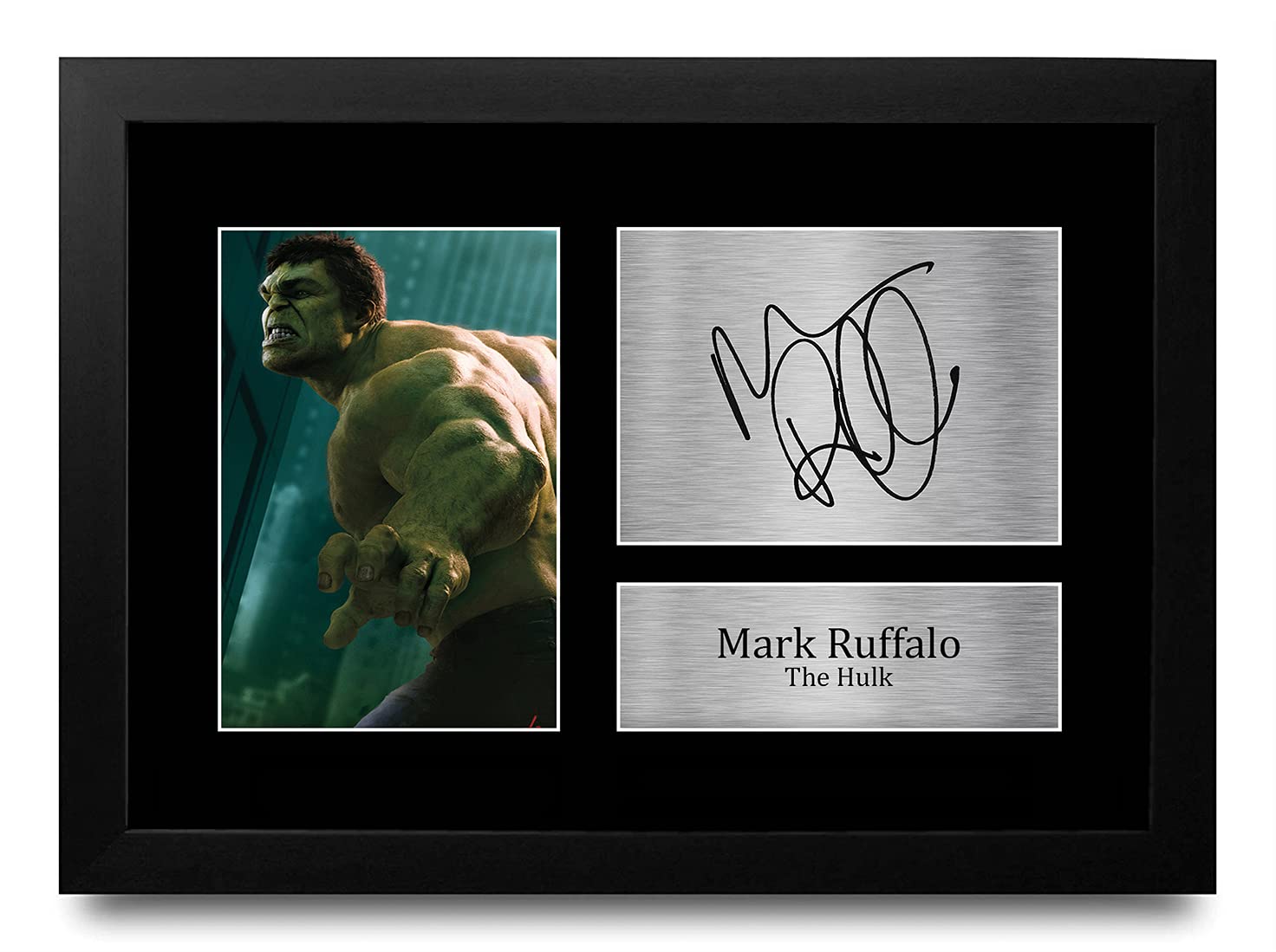 HWC Trading FR Mark Ruffalo Gift Signed FRAMED A4 Printed Autograph The ...