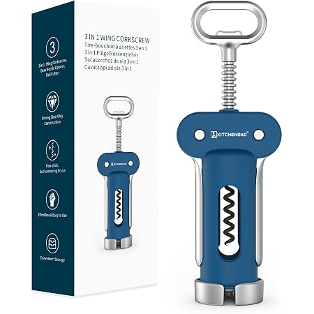 Amazon.com: OXO SteeL Winged Corkscrew with Removable Foil Cutter ...
