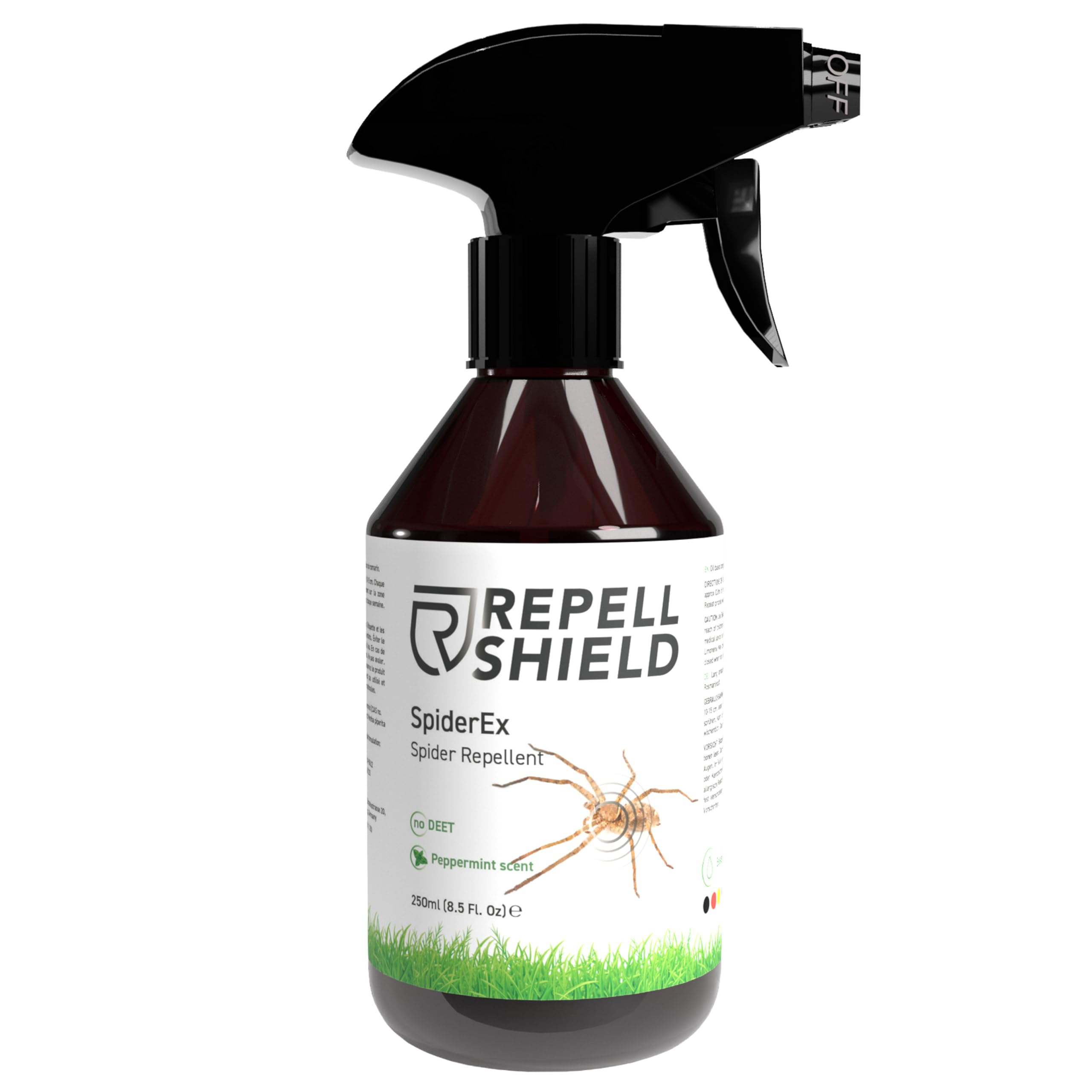 RepellShield Spider Repellent Spray - Natural Peppermint Oil, Pet-Safe ...