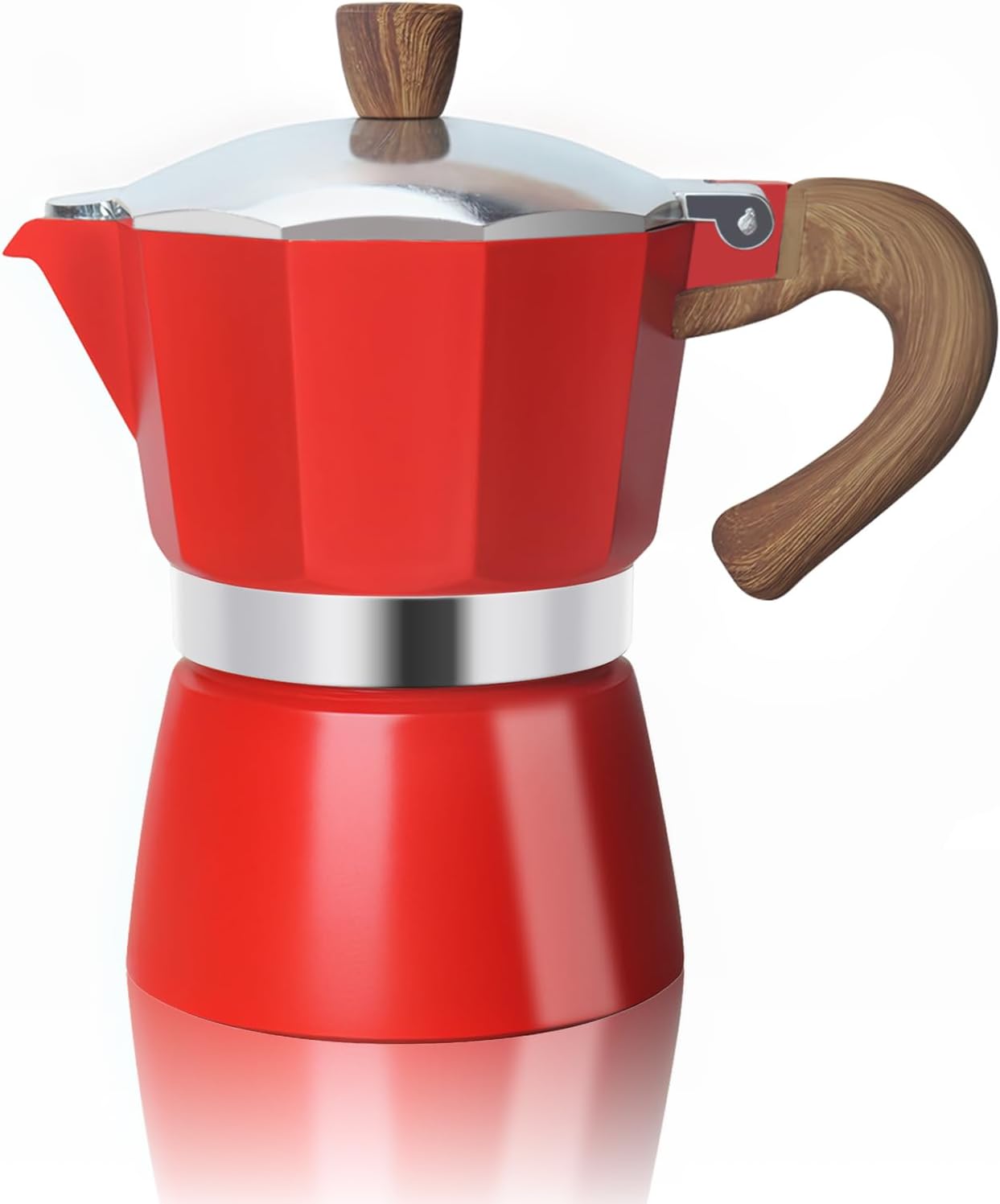 Amazon.com: ShanSon Moka Pot Stovetop Espresso Maker 3 Cup 5 oz Italian ...