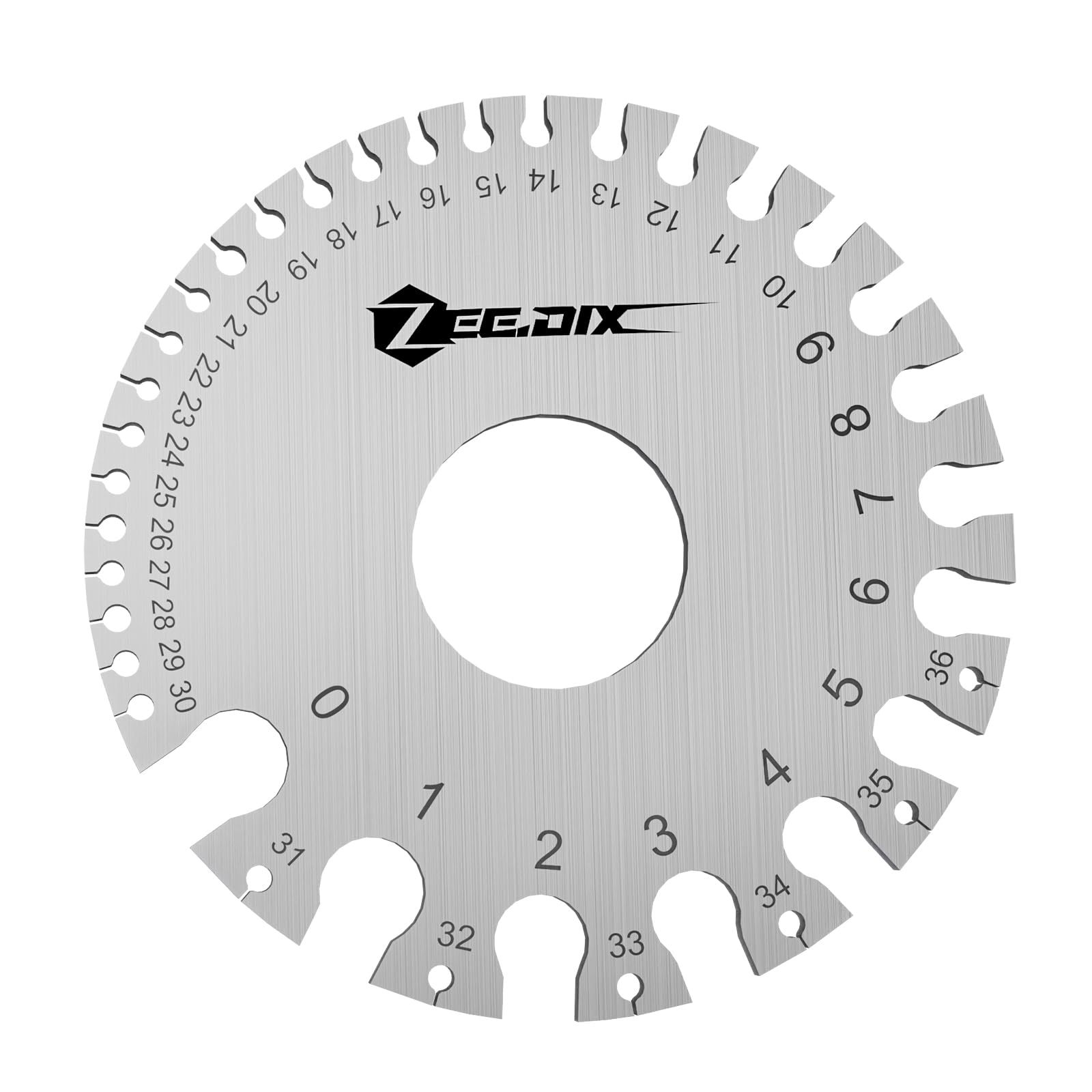 Snapklik.com : Standard Dual-Sided Round Wire Cable Sheet Gage ...