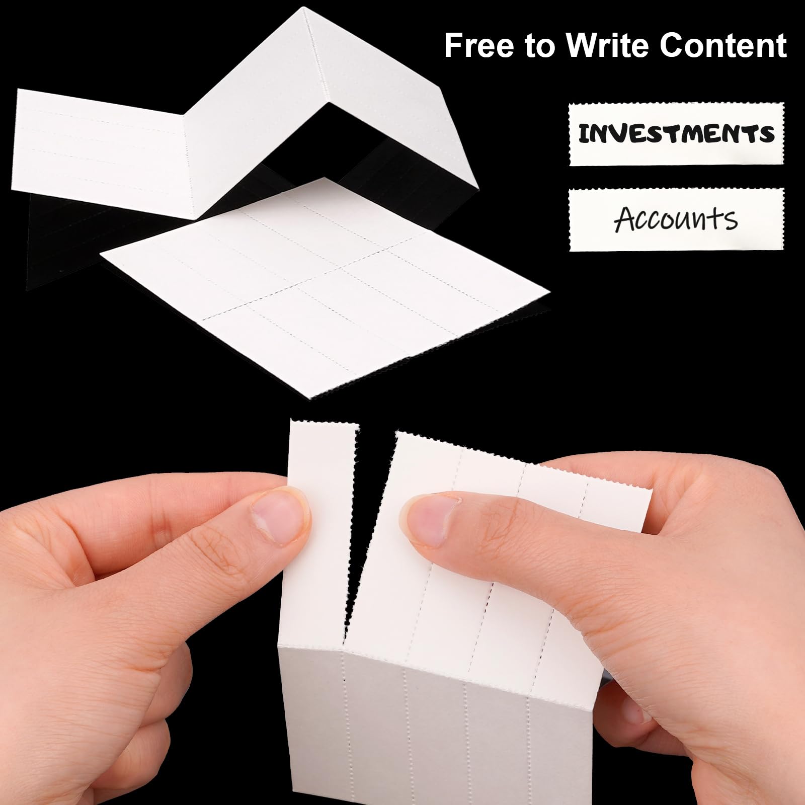 100 Sets Suspension File Tabs and Inserts for Quick Identification of ...