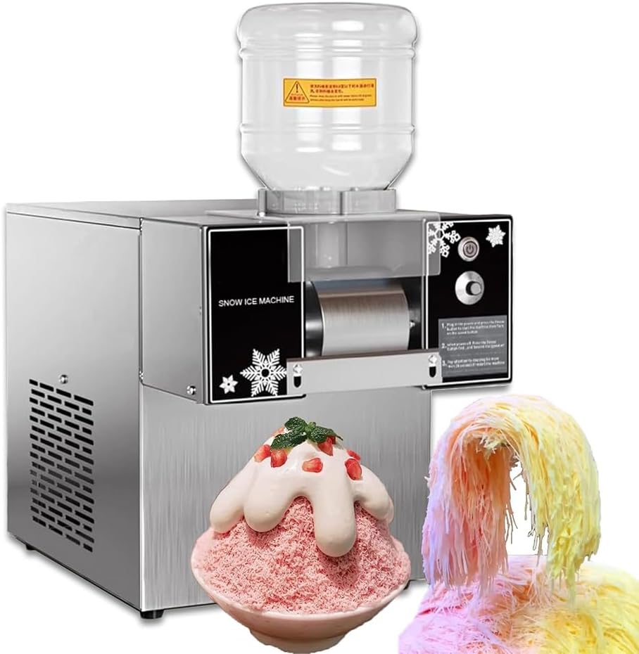DEONG Commercial Snowflake Ice Maker, Snow Cone Shaved Ice Machine ...