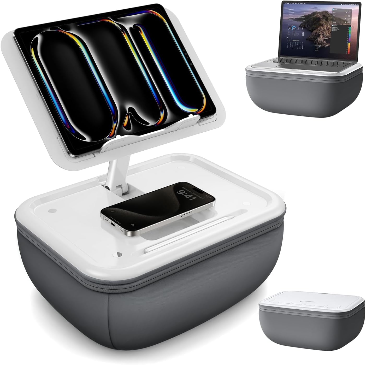 Amazon.com: Padded Spaces Prop 'n Go Slim - Adjustable Bed Holder & Lap ...