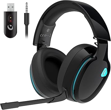 Amazon.co.jp: Gaming Headset to Wireless Headphone 2.4G Adapter / Bluetooth 5.2 / Wired 3-Way ...