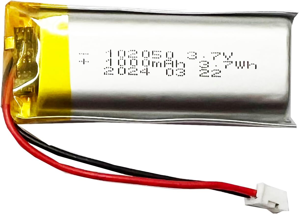 Amazon.com: FITHOOD 602030 3.7v Battery 300mAh Lithium Polymer ...