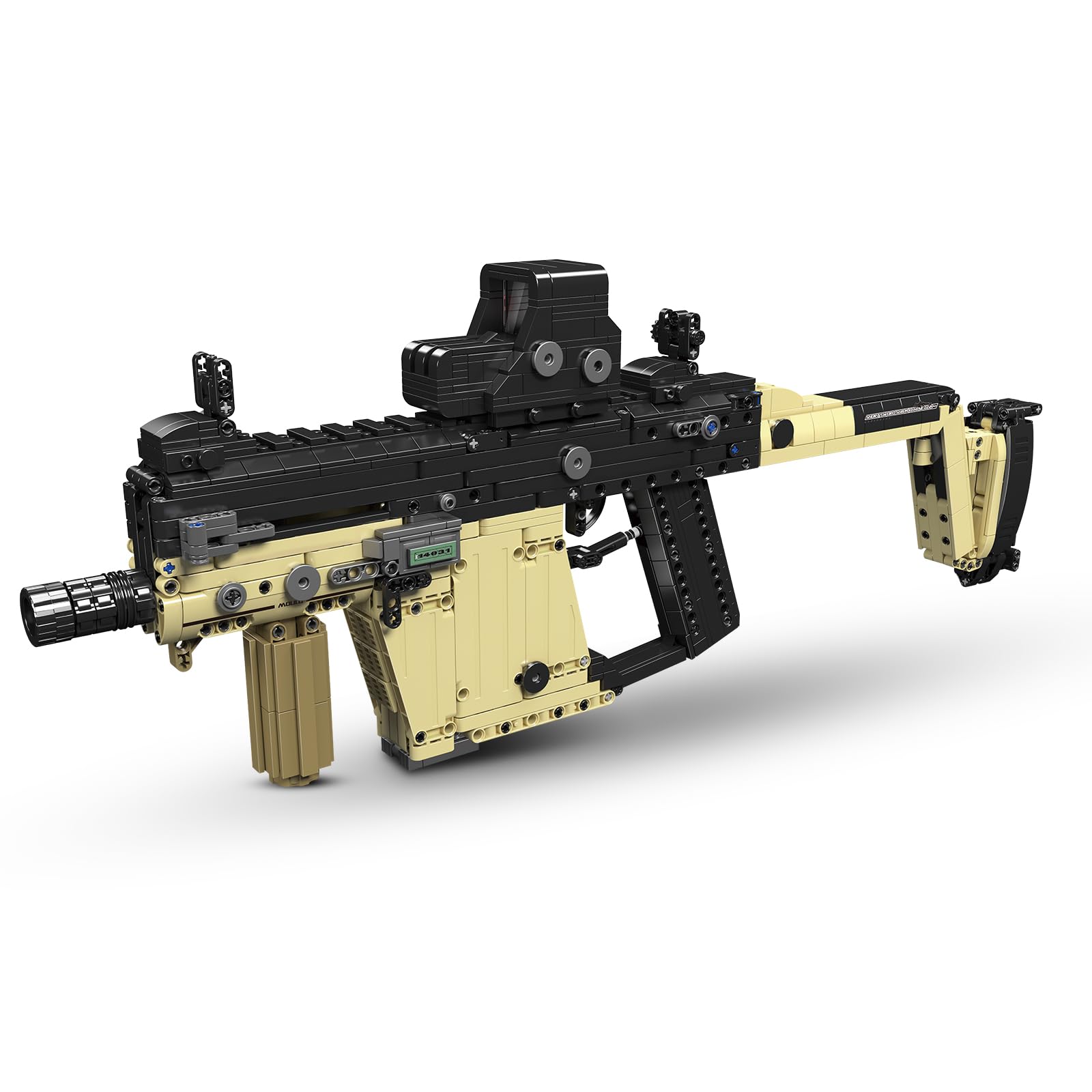 Amazon.com: 1:1 Vector Building Bricks Gun Collection Toy - 1558+ PCS ...