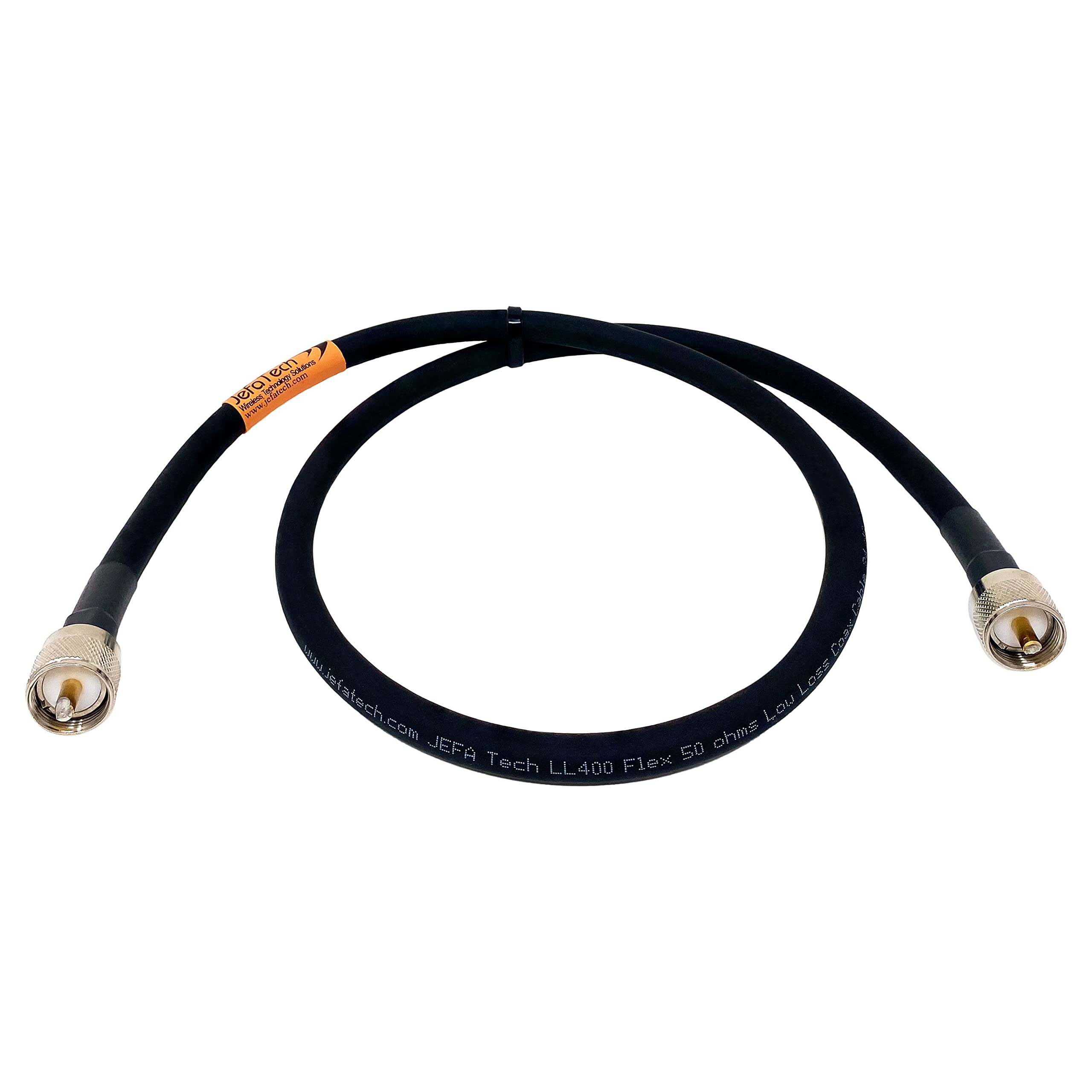 Amazon.com: JEFA Tech Low Loss 400 Flex Coaxial Cable Assembly- UHF ...