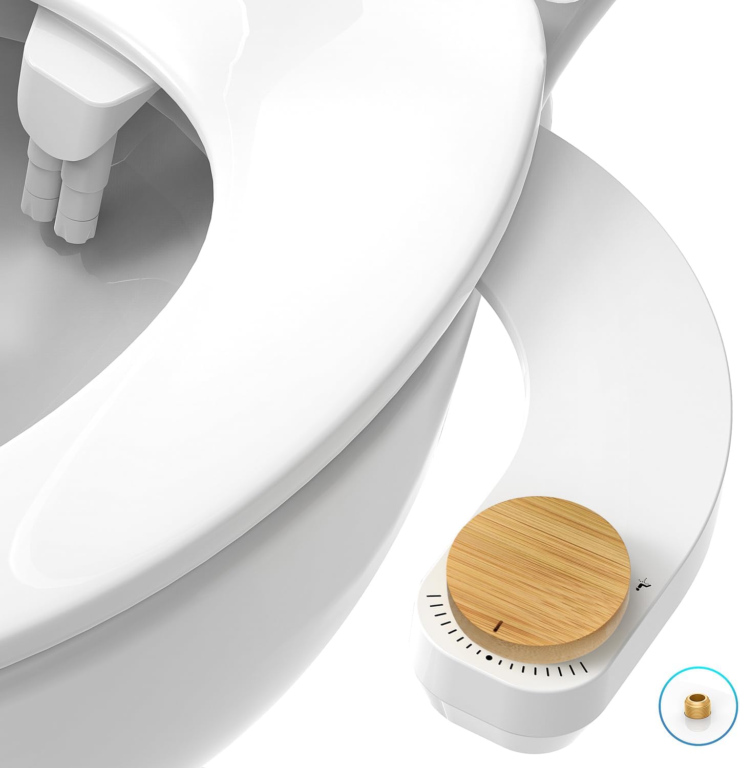 Left Handed Bidet - WITHLENT Left Handed Bidet Ultra-Slimt Non-Electric ...