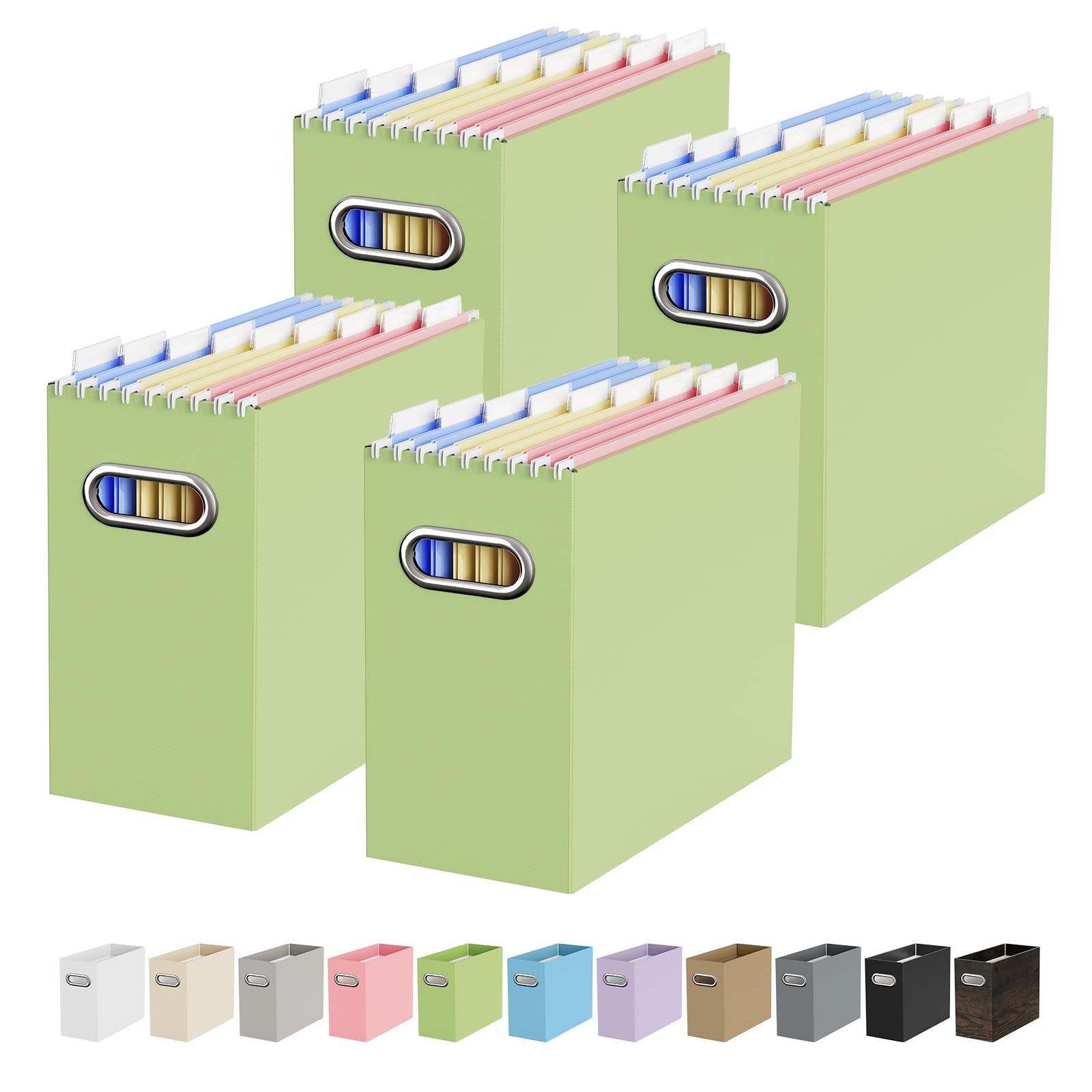 Snapklik.com : Oterri File Organizer - Small Cardboard Storage Box ...