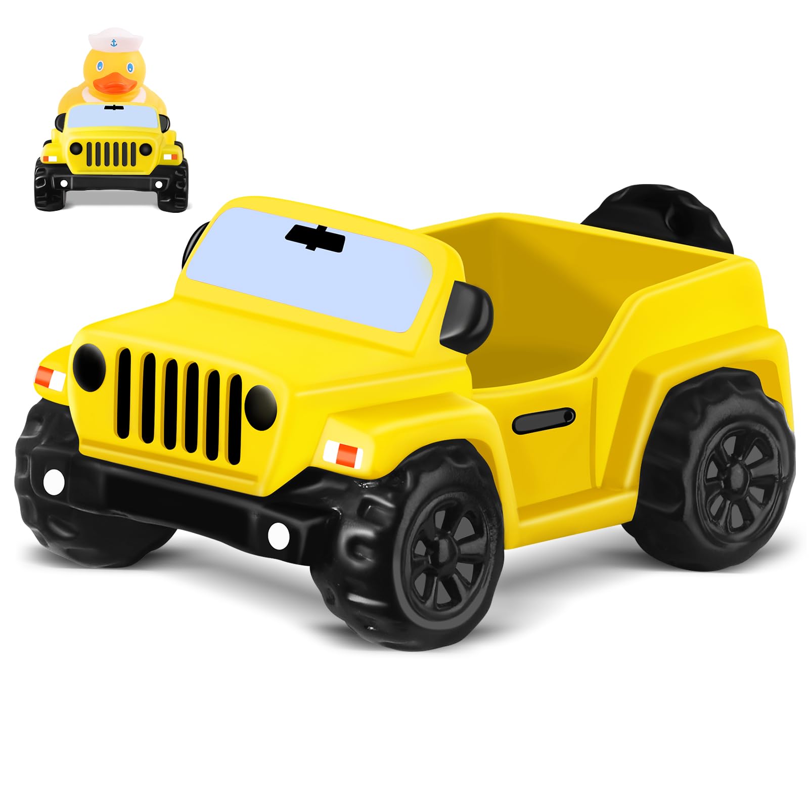 Amazon.com: Jeep for Rubber Ducks, 3.5 Inch Jeep Toy Match Most 2 in ...