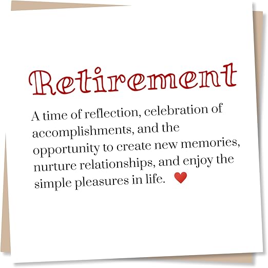 Heartfelt Retirement Celebration Card - To Celebrate A Successful ...