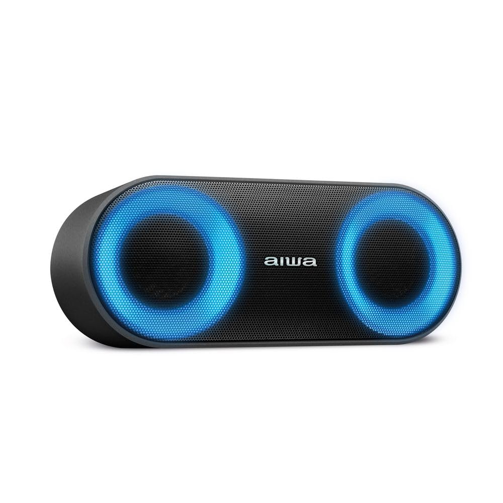 Caixa de Som Speaker, Aiwa, Bluetooth, Luzes Multicores, IP65 - AWS-SP ...