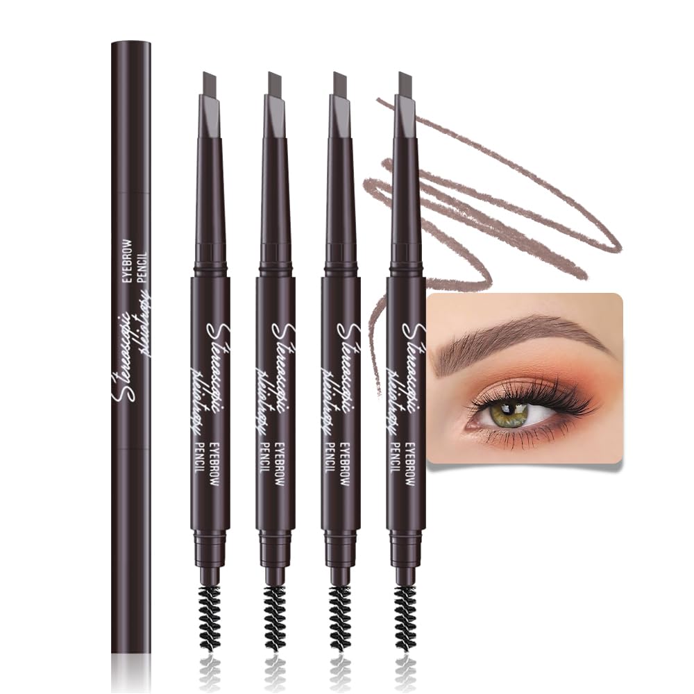 Amazon.com : 4 Pcs Ultimate Eyebrow Retractable Definer Pencils,Dual ...