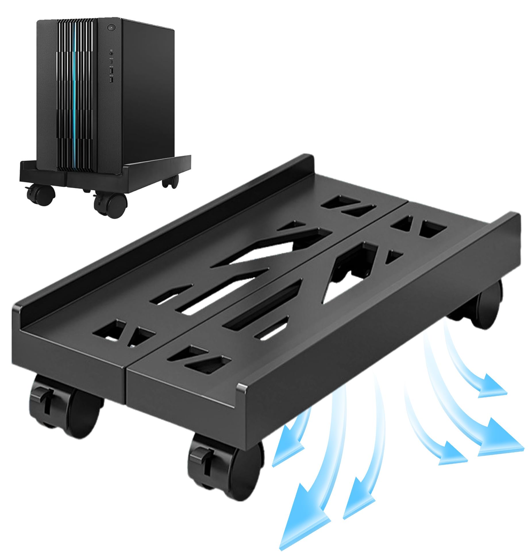 Soporte para CPU con Ruedas Rodantes,Soporte para Torre de Computadora ...